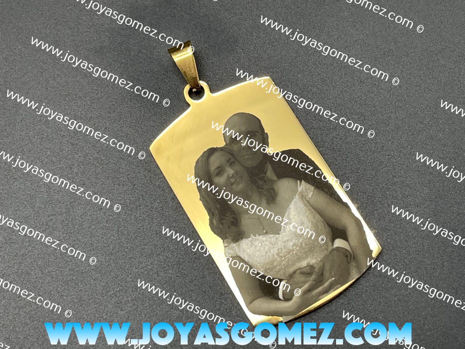 Foto Grabado personalizados Chapado de oro 18k. Solo Placas – Laser o ...